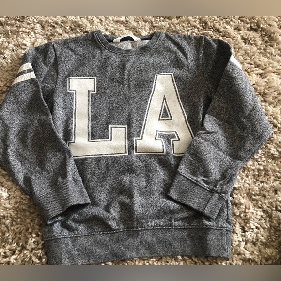 H&M | Shirts & Tops | Hm Crew Sweatshirt Size 8 Youth Gray In Color ...
